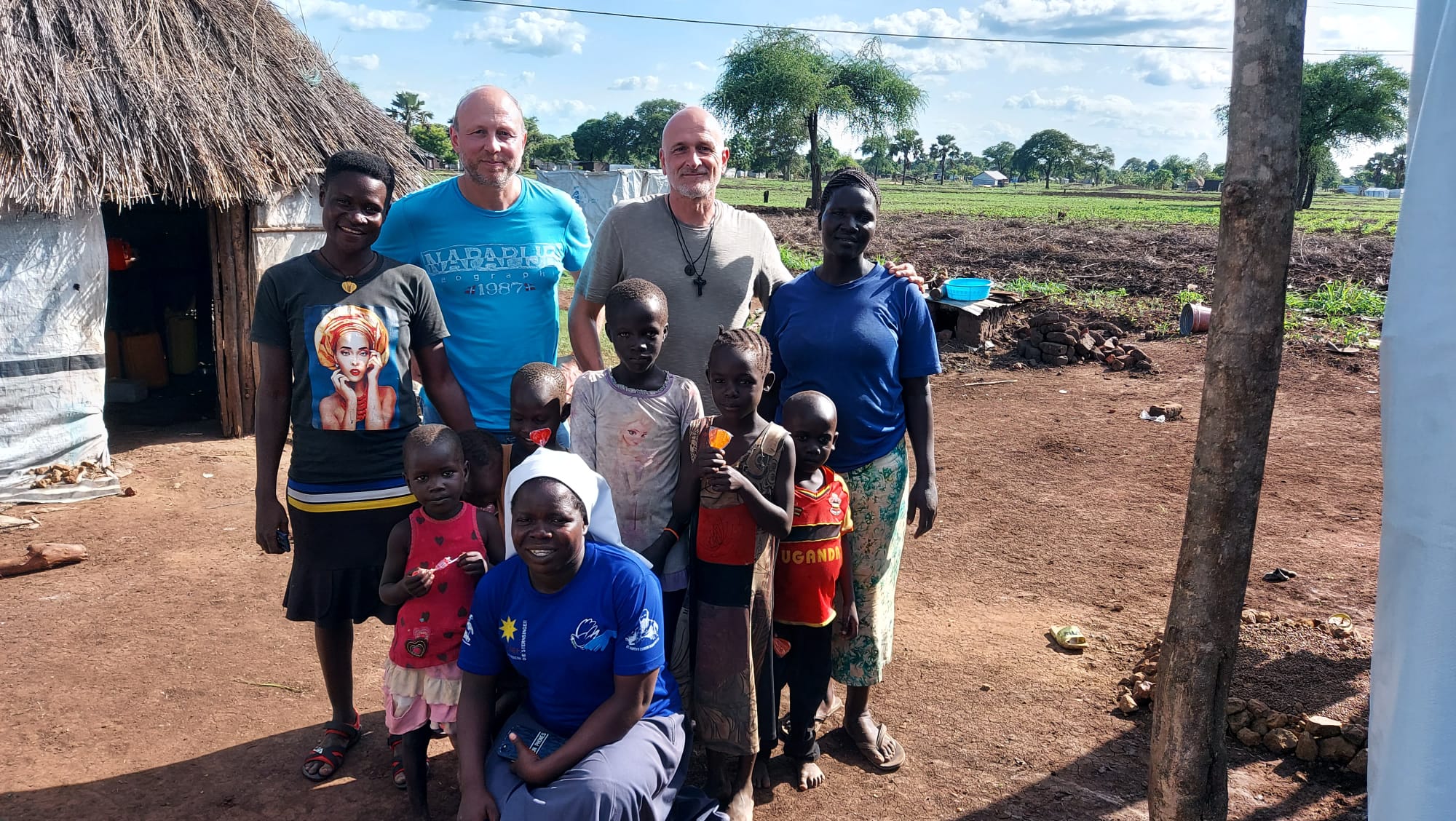 Besuch im Flüchtlingslager in Uganda – Friedensbrücken – Ponti di pace